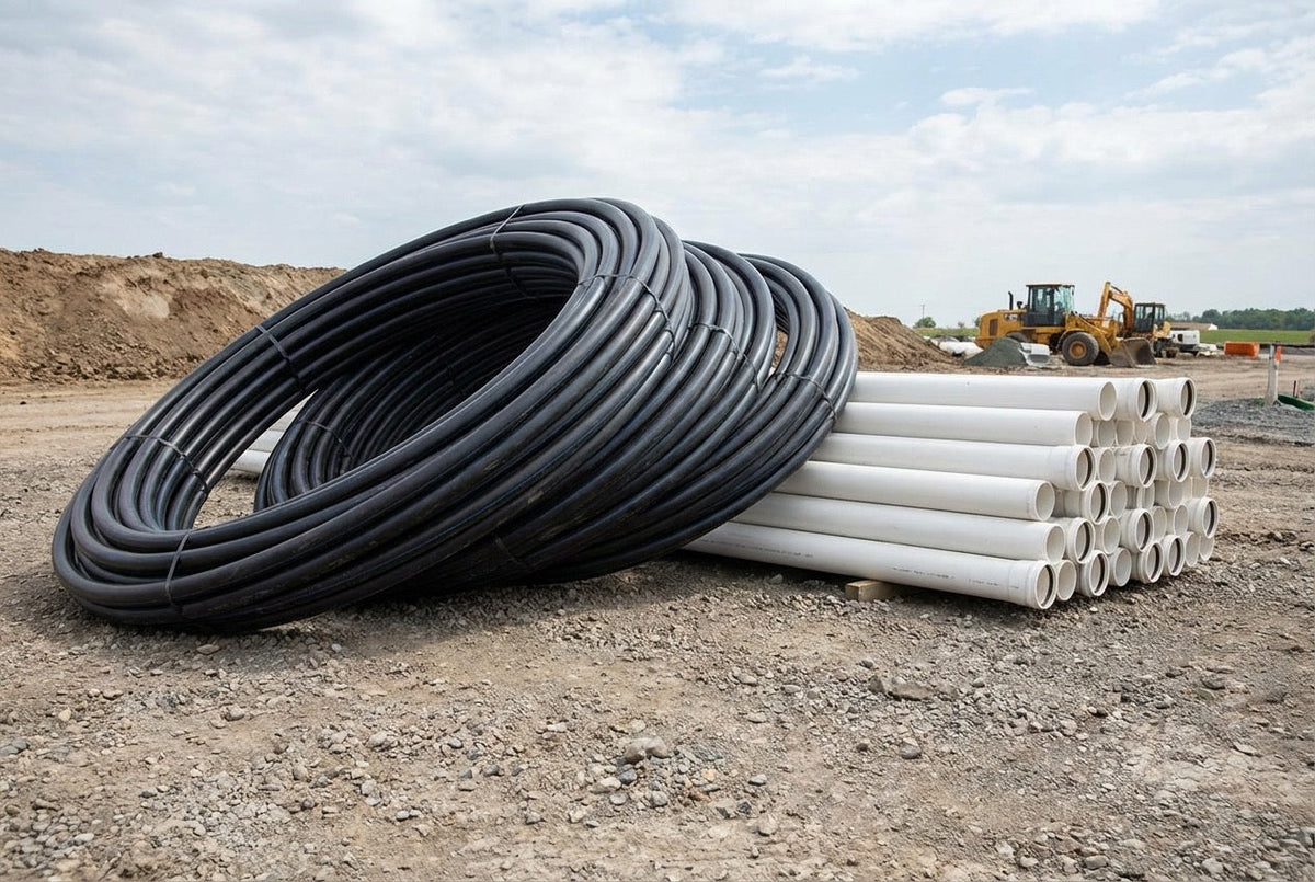 HDPE vs PVC Pipe: Comparing Materials for Underground Conduit | Utility ...