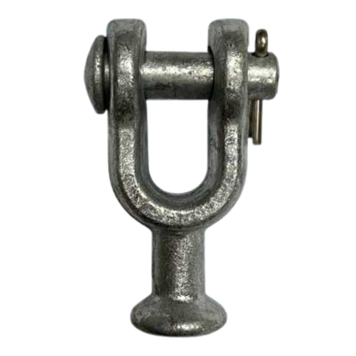 Ball Clevis U Fitting | Galvanized | Removable Pin | Utility Pipe Supply