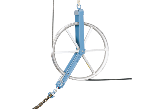 Underground Fiber Optic Cable Sheave | 24" Arc | Tie-Off Arm | Utility ...