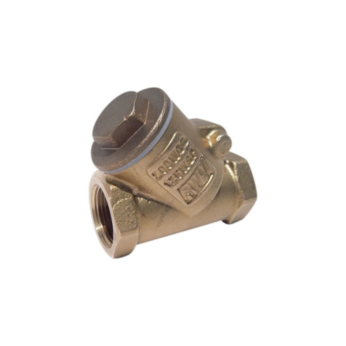 236AB LF Brass Swing Check Valve | Wye Pattern & PTFE – Utility Pipe Supply