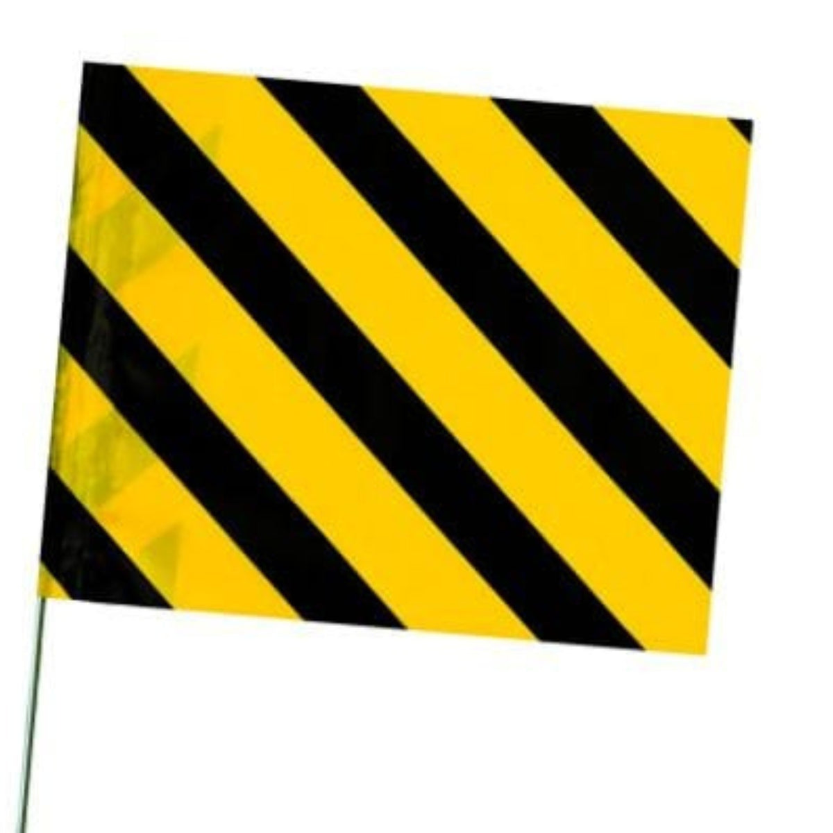 Presco High-Profile Construction Flags – Striped Design – Utility Pipe ...